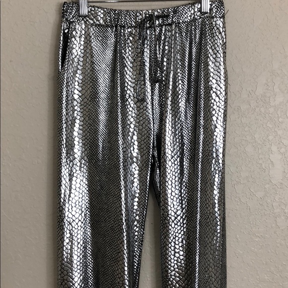 Pants & Jumpsuits | Very Trendy Silver Sweats | Poshmark